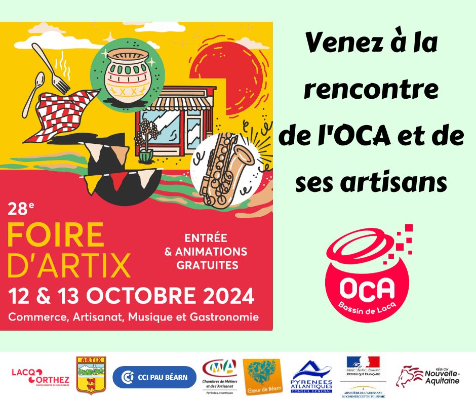 28ème Foire d'Artix | Office des Commerçants et Artisans du Bassin de Lacq